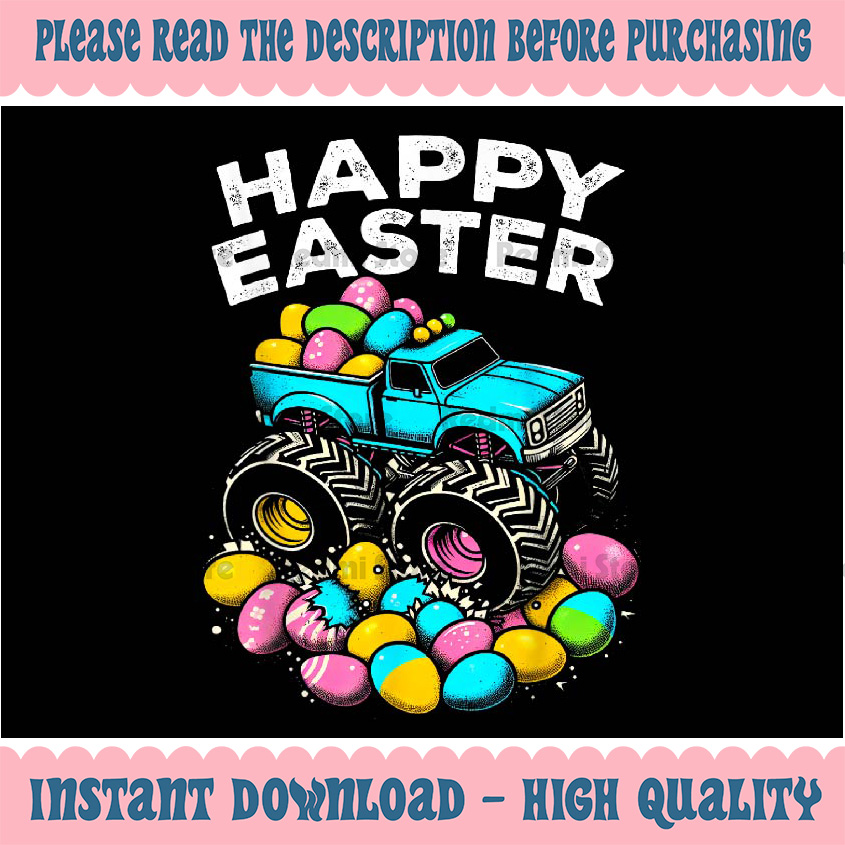 PNG ONLY Monster Truck Easter Egg Png, Easter Truck Png, Eas - Inspire ...