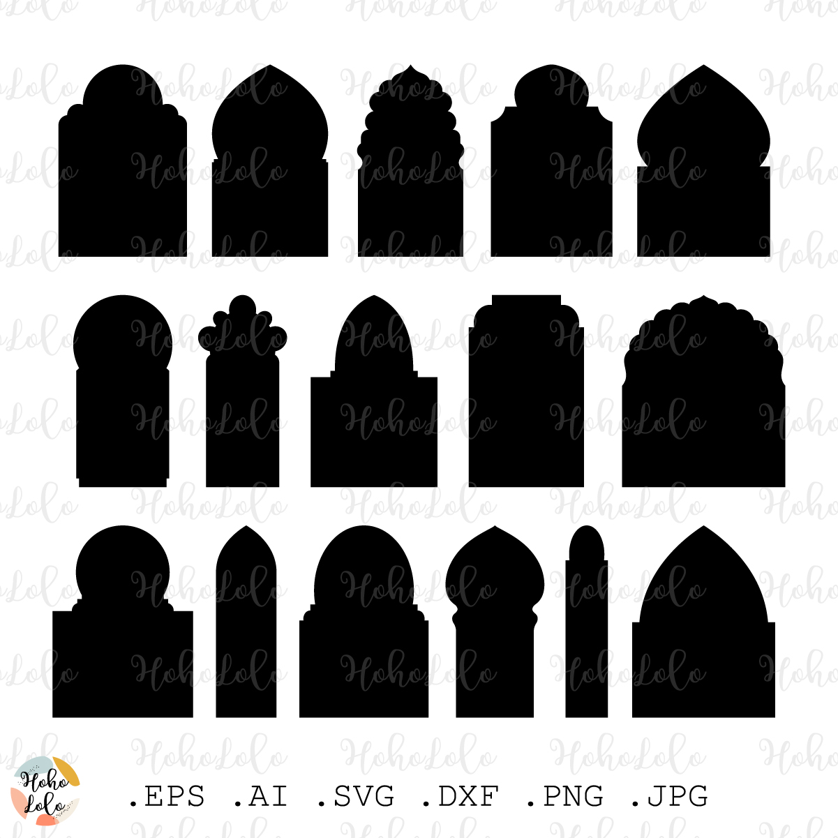 Window Svg, Door Arch Svg, Arabian Frame Svg, Stencil Templa | Inspire ...