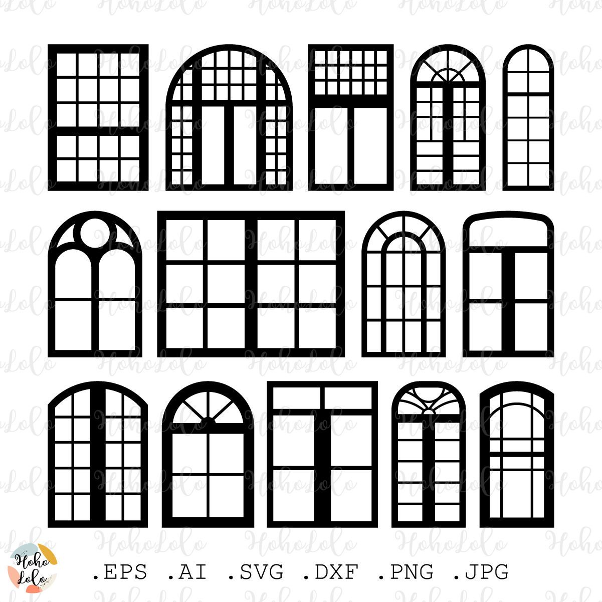 Window Svg, Window Silhouette, Window Cricut, Window Stencil - Inspire ...