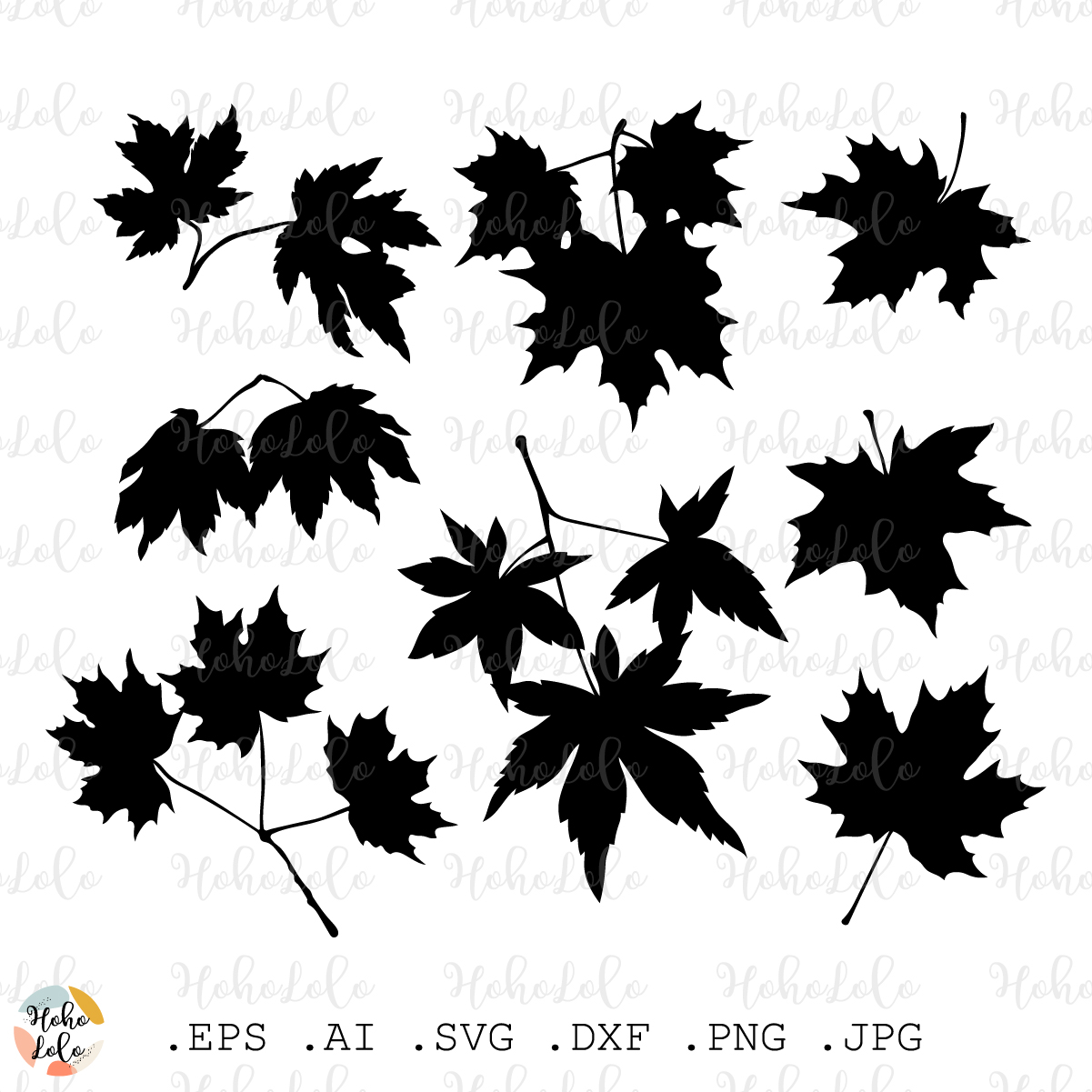 Maple Leaves Svg, Maple Leaves Silhouette, Maple Leaves Cric | Inspire ...