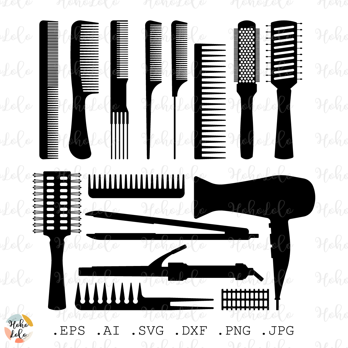 Equipment Hair Styling Svg, Equipment Hair Styling Silhouett | Inspire ...