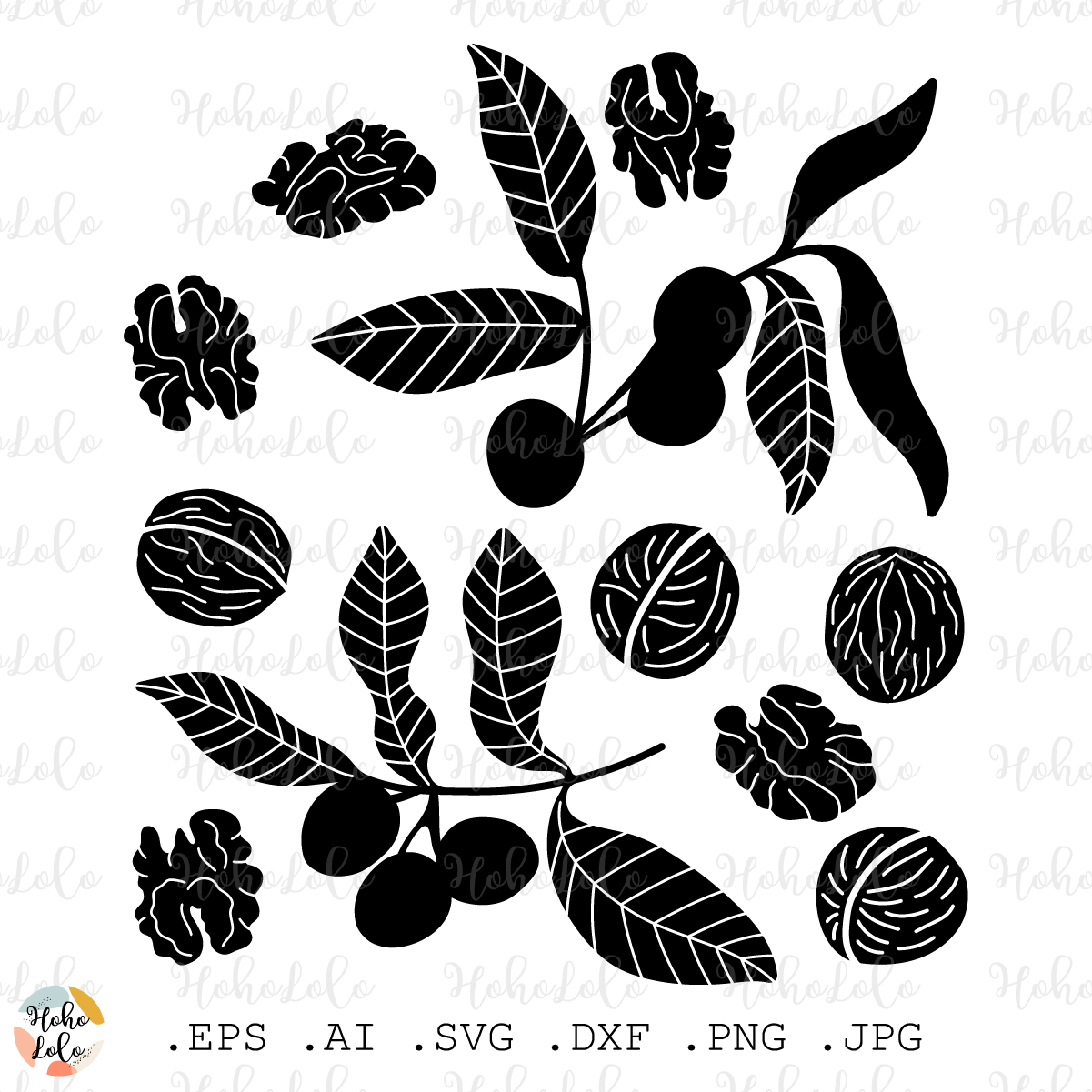 Walnut Svg, Walnut Cricut, Walnut Silhouette, Walnut Stencil | Inspire ...