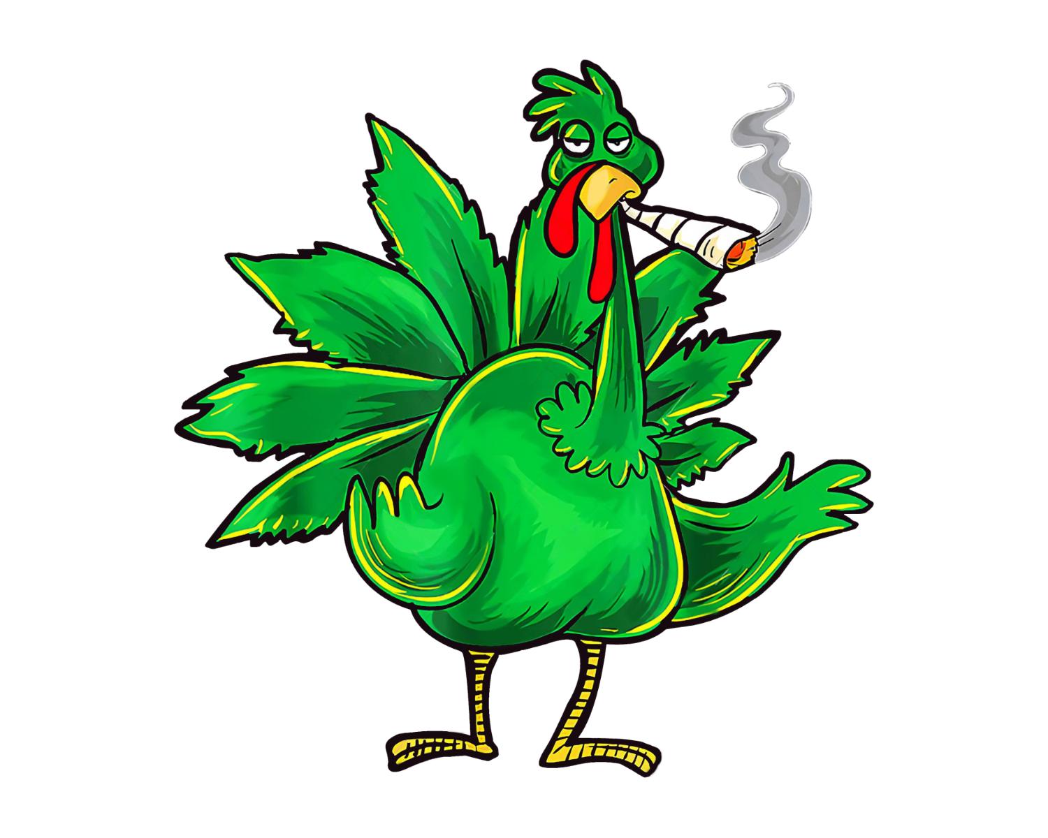 Turkey Weed Smoker Png, Weed Thanksgiving Png, Weed Thankful | Inspire ...