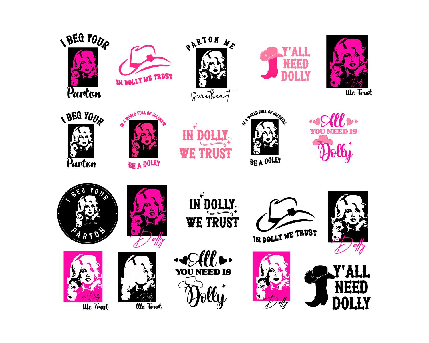 Dolly Parton SVG Bundle, In Dolly We Trust Svg, Dolly Parton | Inspire ...