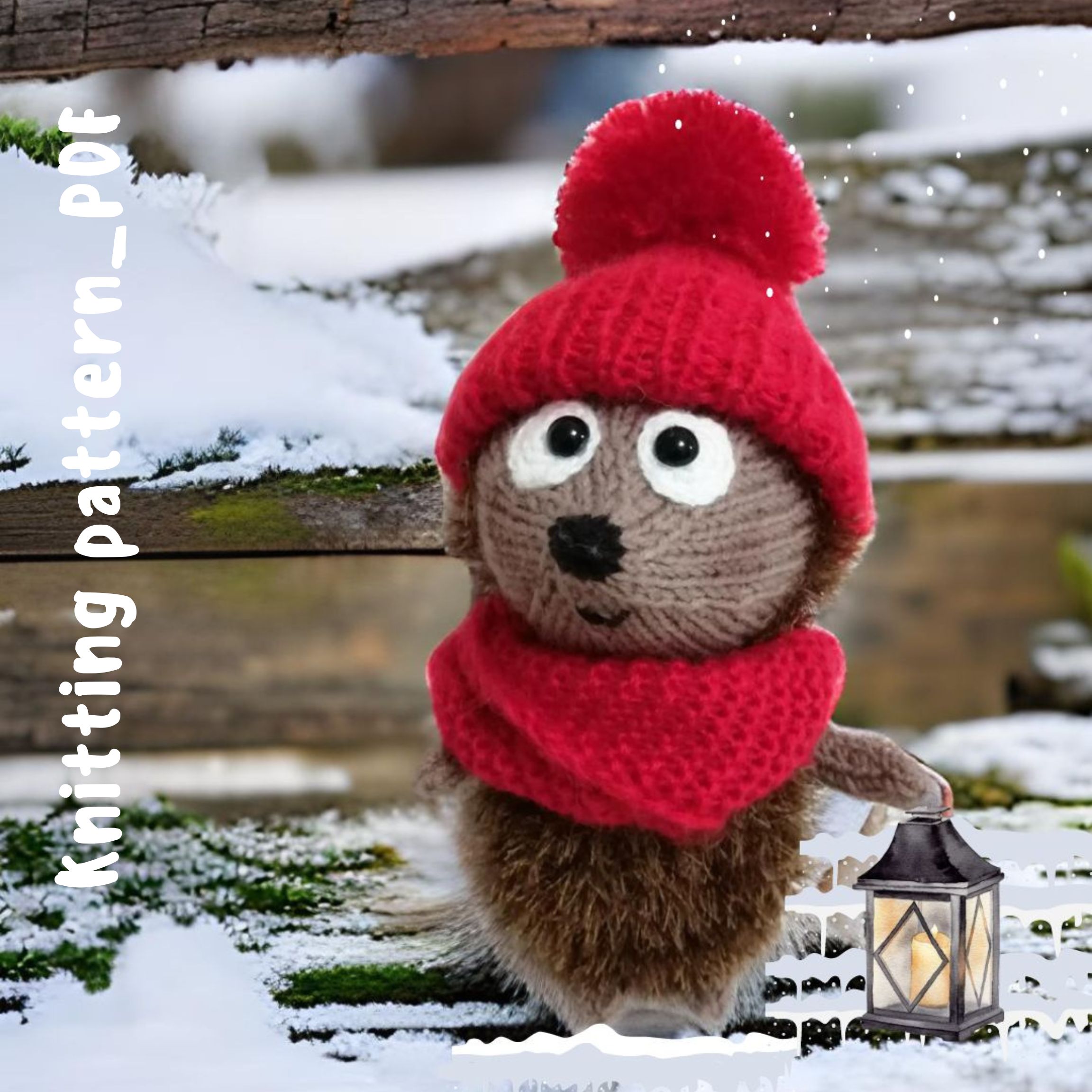 Original Knitting Patterns -Hedgehog | Inspire Uplift