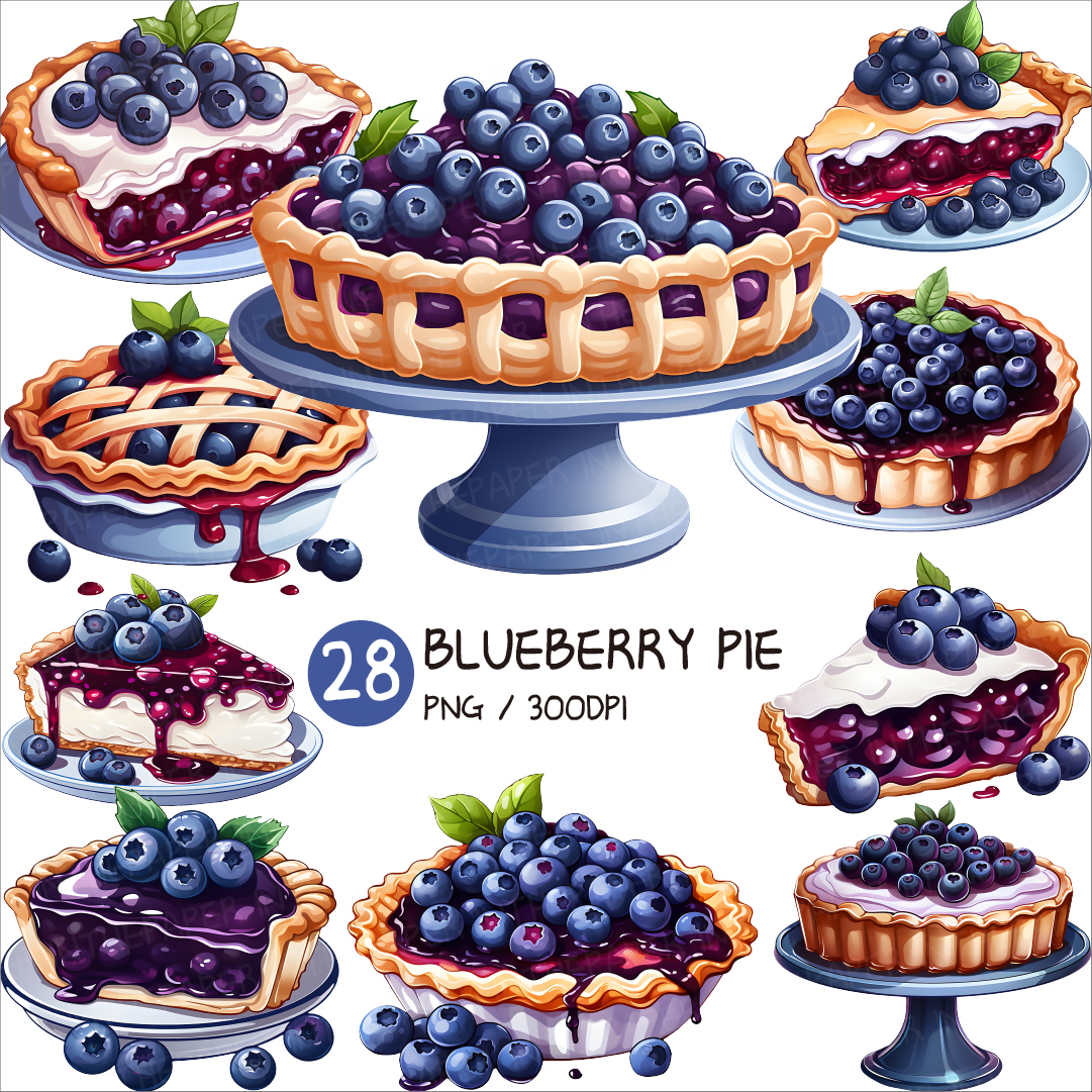 Blueberry Pie PNG | fruit dessert clipart sweet bakery bake | Inspire ...