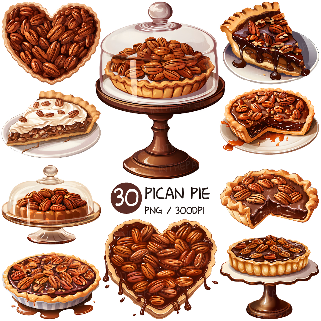 Pecan Pie PNG | Nuts Dessert Clipart Sweet Bakery Bread Hear | Inspire ...