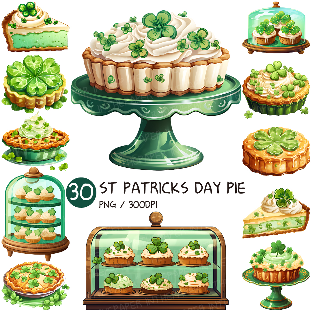 St. Patrick's Day Pie PNG | Clover Clip art Dessert Piece Ca | Inspire ...