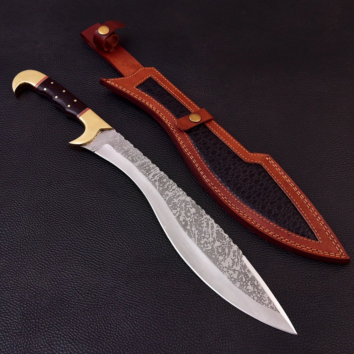 Kopis Sword -High Carbon Steel Knife Ancient Greek Forward C | Inspire ...