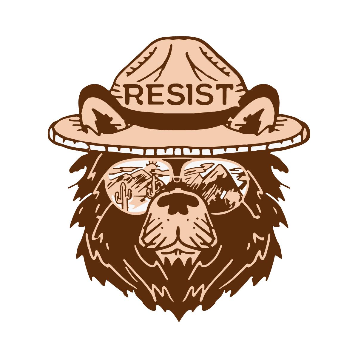 Smokey Bear Resist SVG | Inspire Uplift