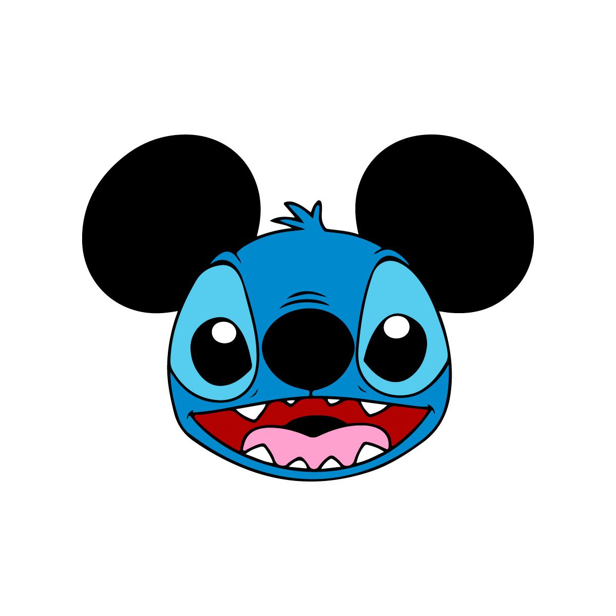 Stitch Mickey Mouse Lilo and Stitch Svg Dxf Eps Pdf Png, Cri | Inspire ...