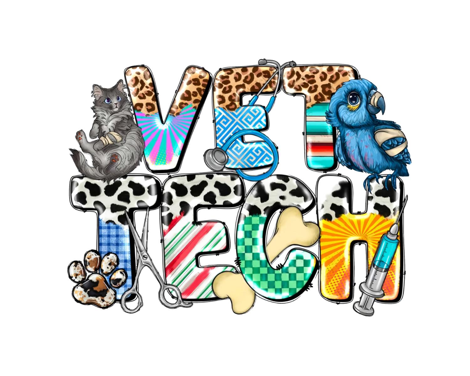 Vet Tech png sublimation design download, Veterinarian png, - Inspire ...