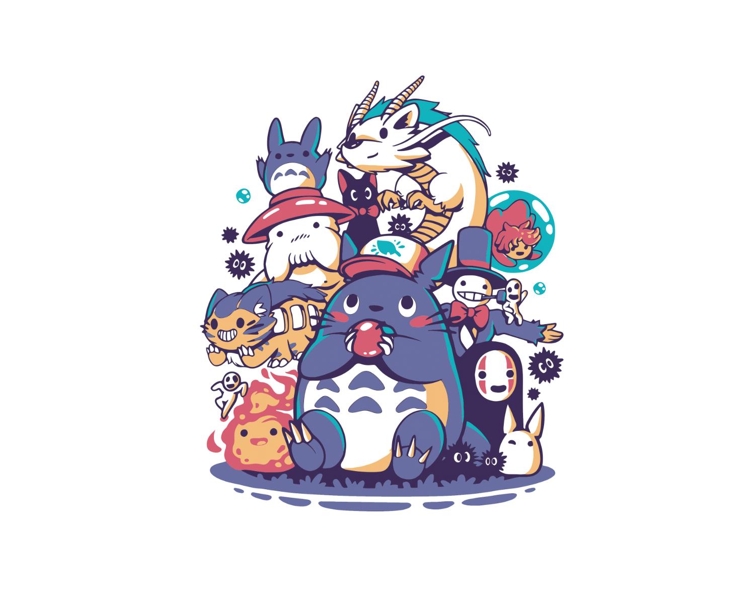 Ghibli Studio Chipi Character Digital File Png, Studio Ghibl | Inspire ...