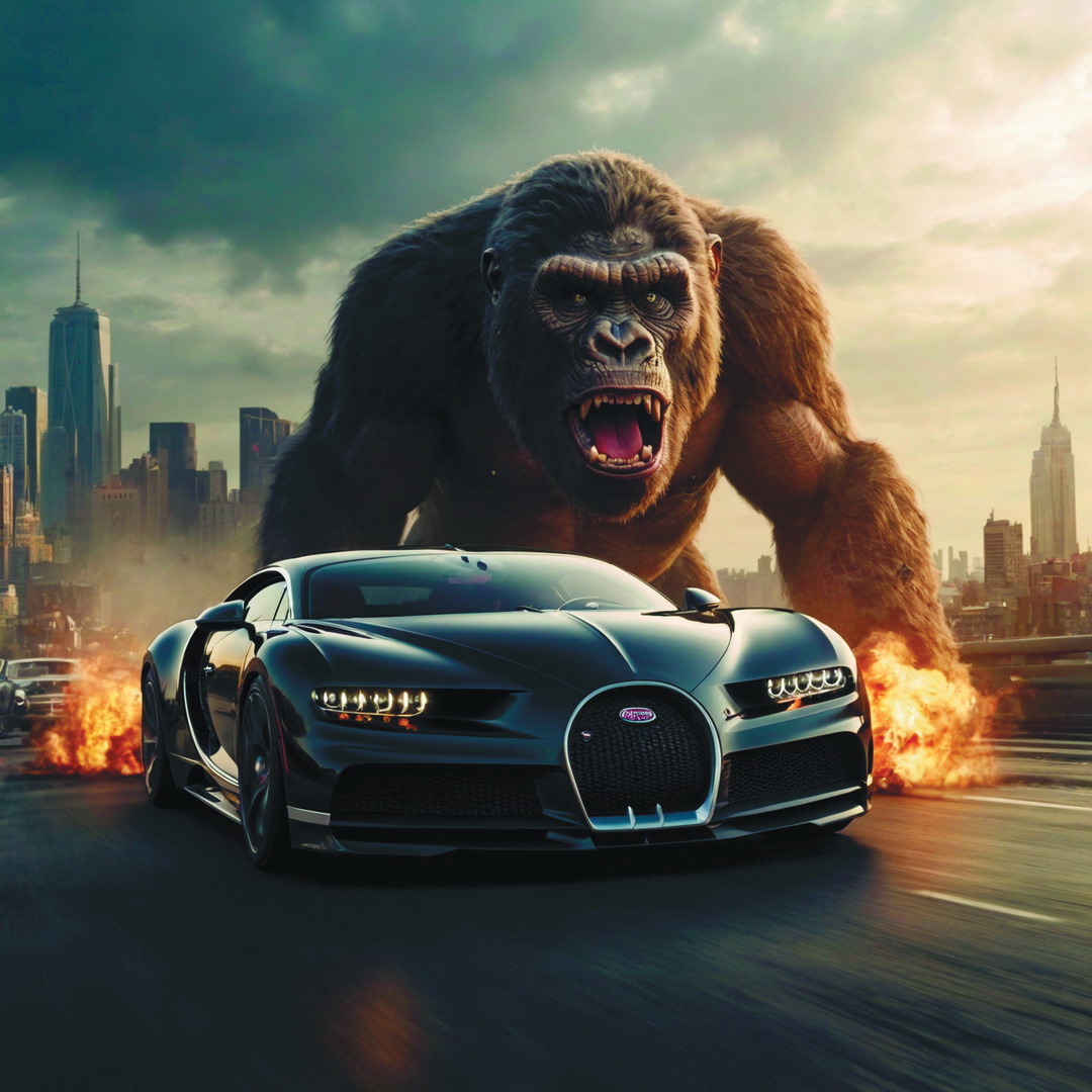 Bugatti Chiron | King Kong | Bugatti Poster | Bugatti Prints | Inspire ...