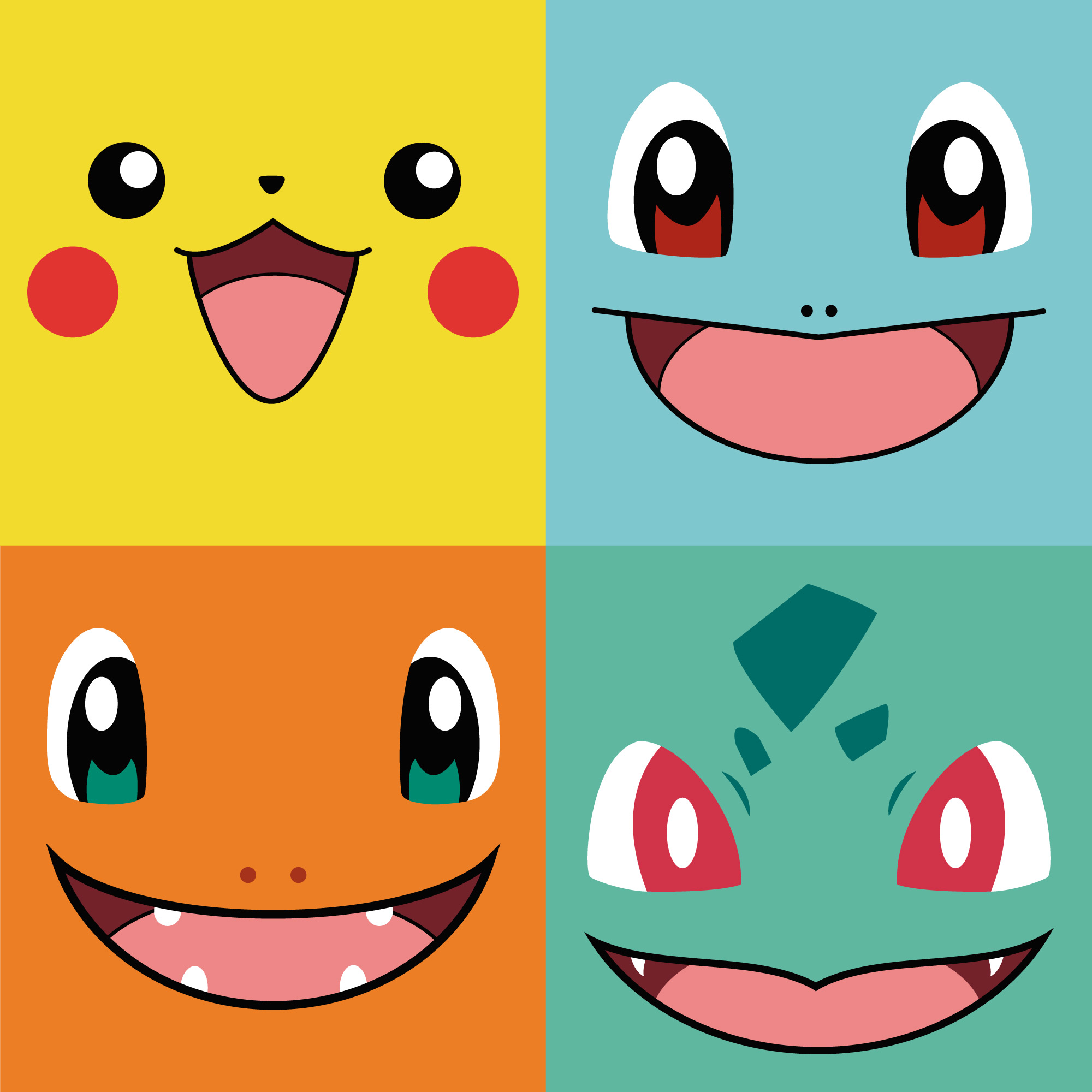 Pokemon face svg - First generation pokemons png clip art s - Inspire ...
