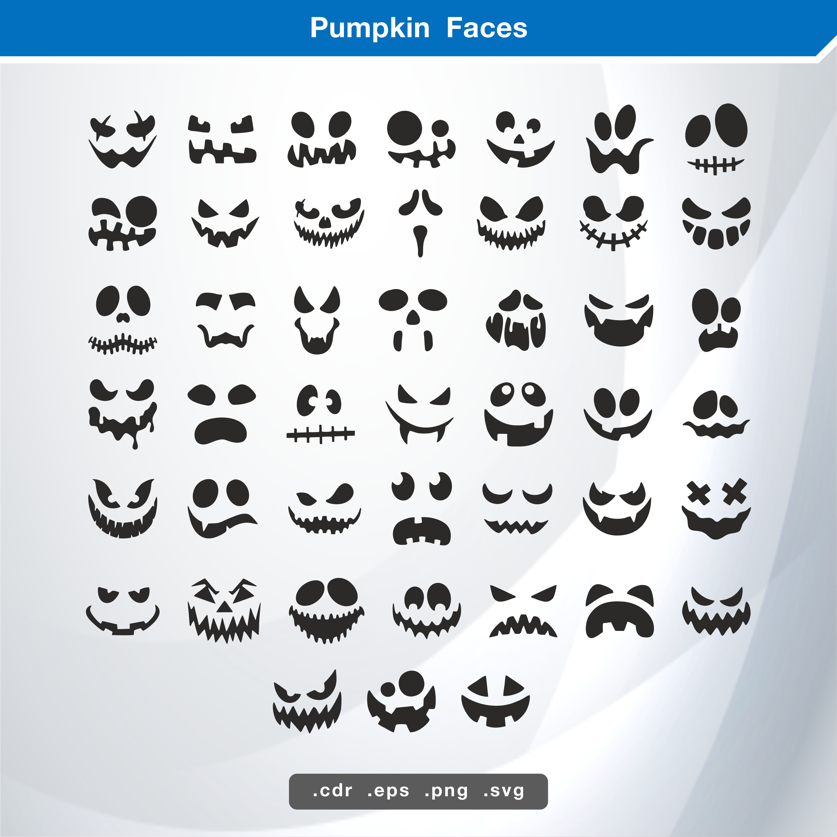 Pumpkin Faces Svg | Inspire Uplift