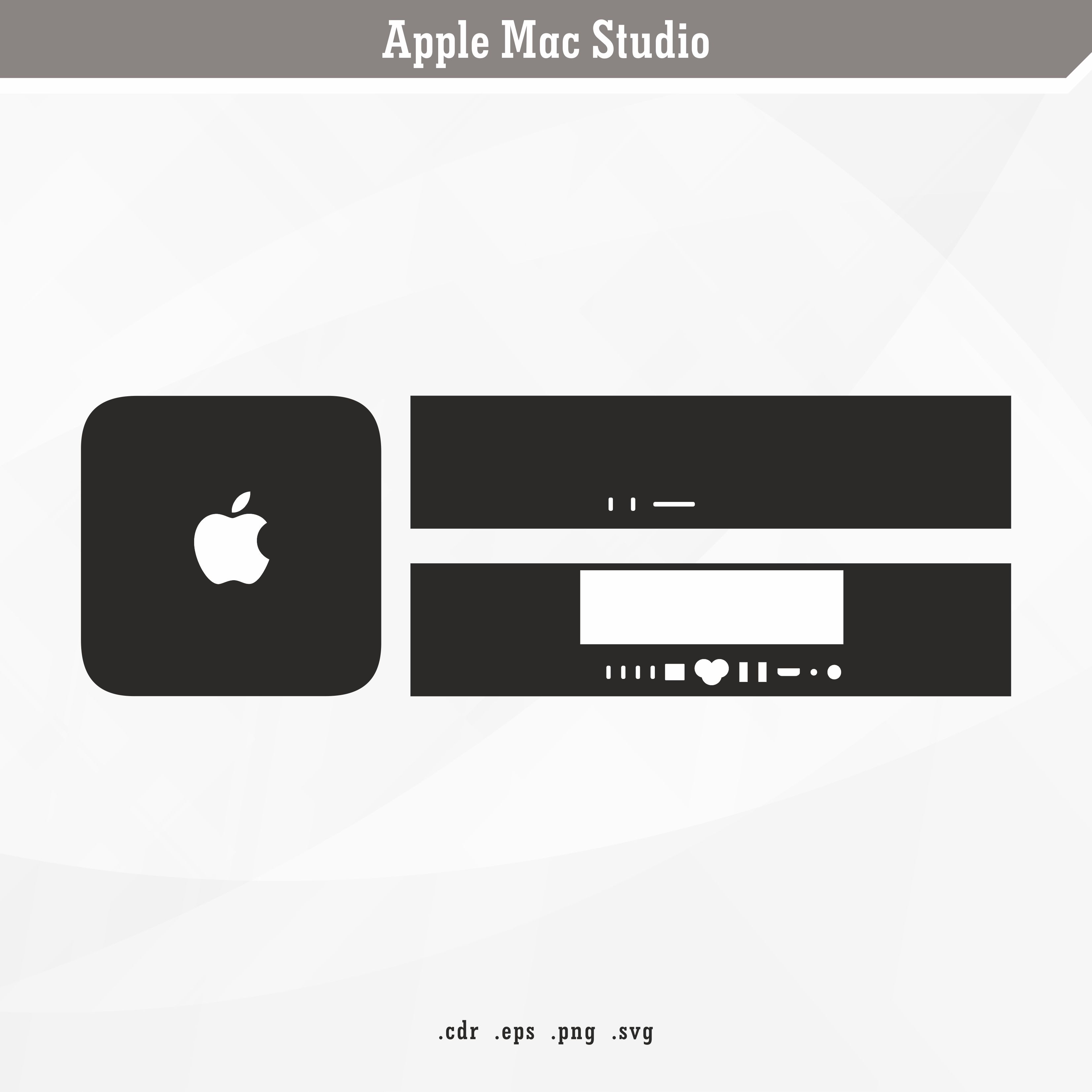 Apple Mac Studio | SVG Digital Skin Template | Inspire Uplift