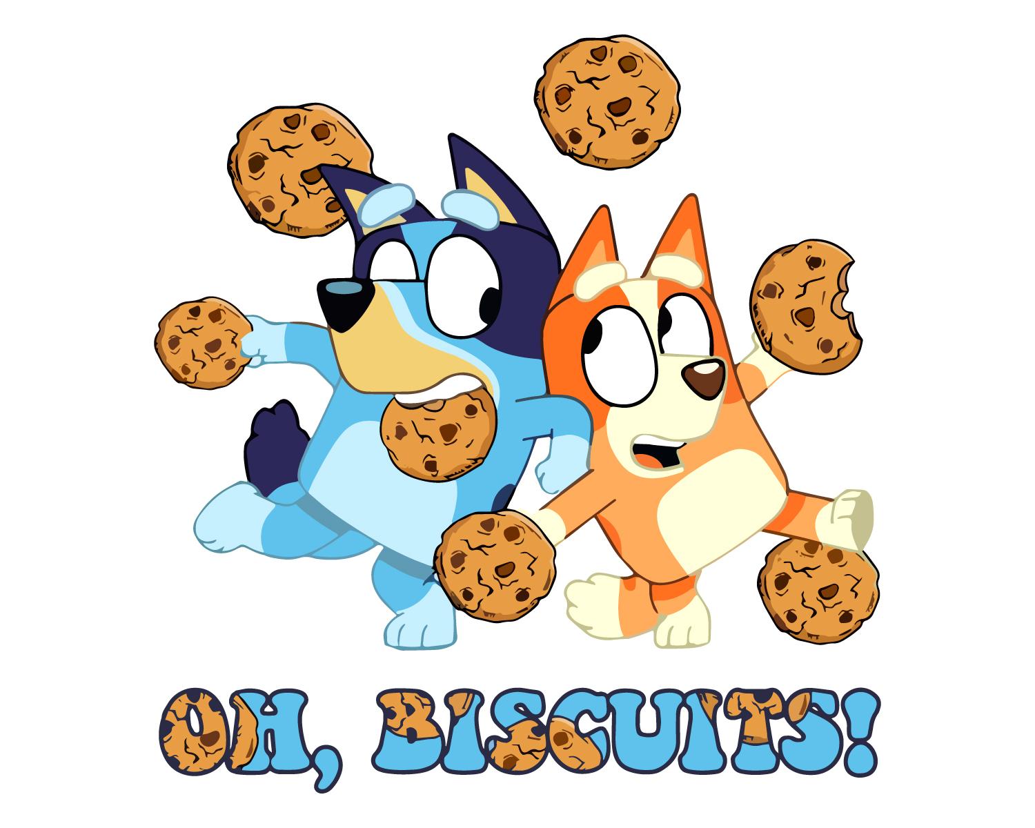 Bluey Oh Biscuits Png, Bluey and Bingo Png, Bluey Birthday - Inspire Uplift