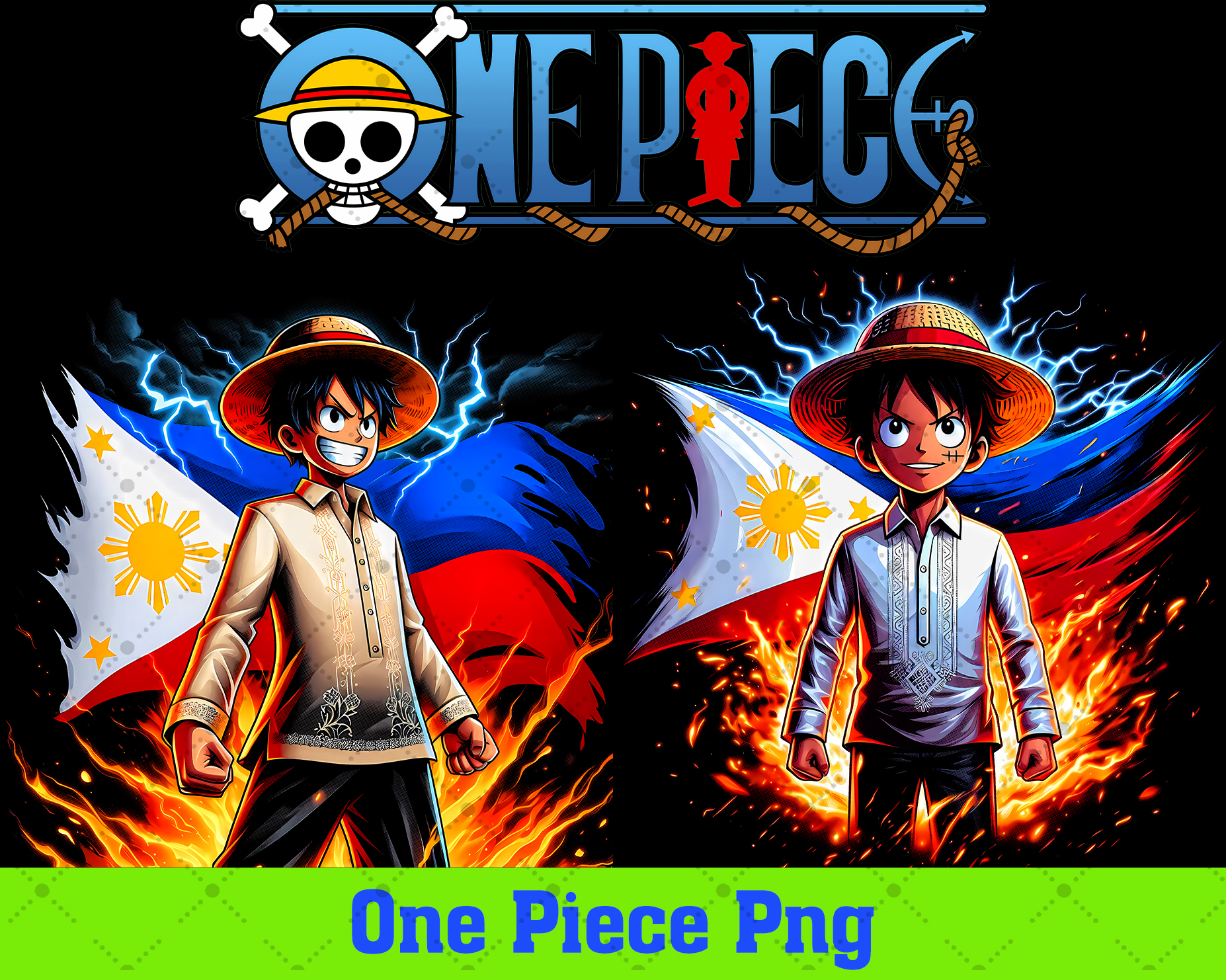 One Piece Design Png, Anime Halftone Design Png, Graphic Des | Inspire ...