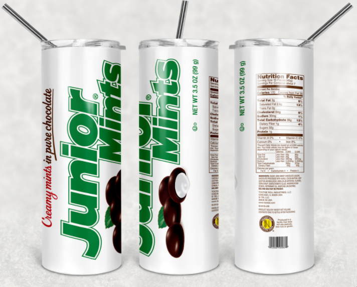 Junior Mints 20oz Skinny Tumbler Design | Inspire Uplift