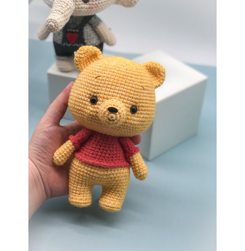 Crochet Pooh Pattern(Winnie the Pooh)- Crochet Bear- Crochet | Inspire ...