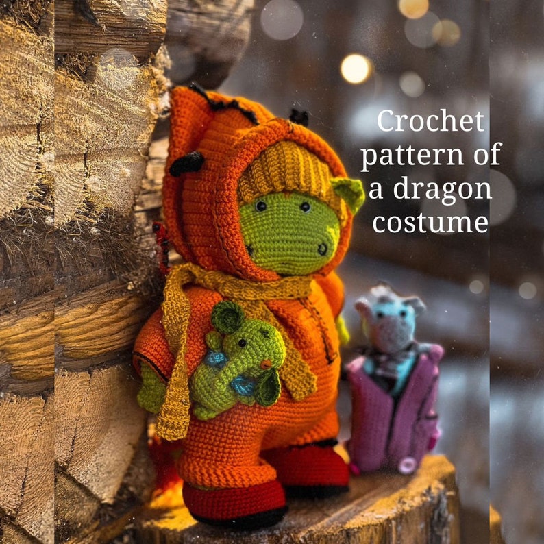 Crocheted Dragon Outfit Pattern | Inspire Uplift