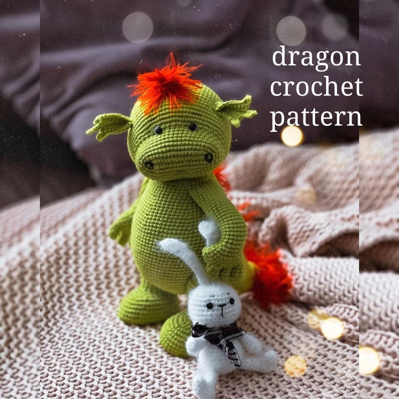 Crochet pattern dragon - Inspire Uplift