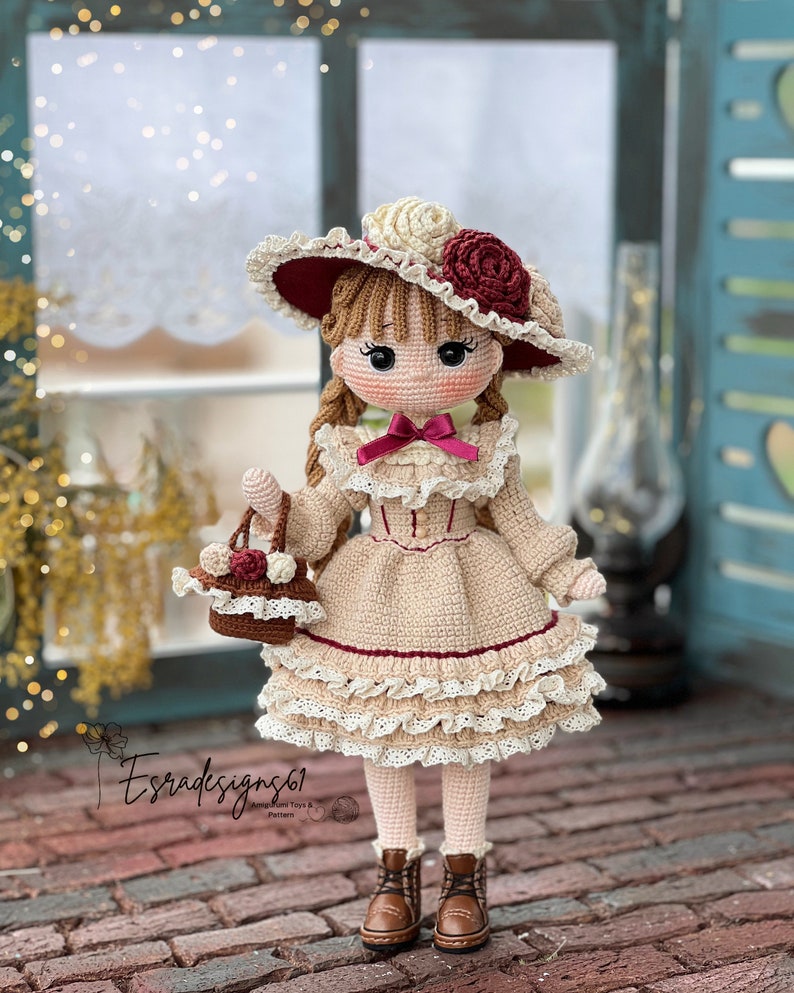 Josephine doll english pattern vintage doll pattern , croche | Inspire ...
