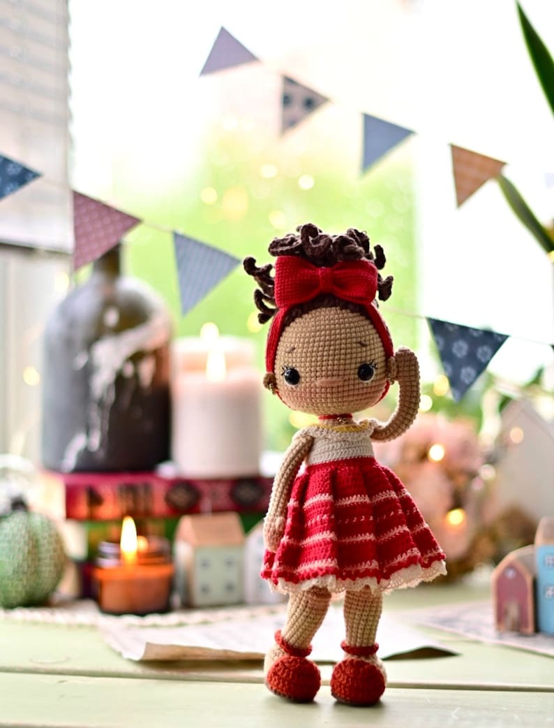 Crochet pattern for doll Dolores Encanto PDF English, Spanis | Inspire ...