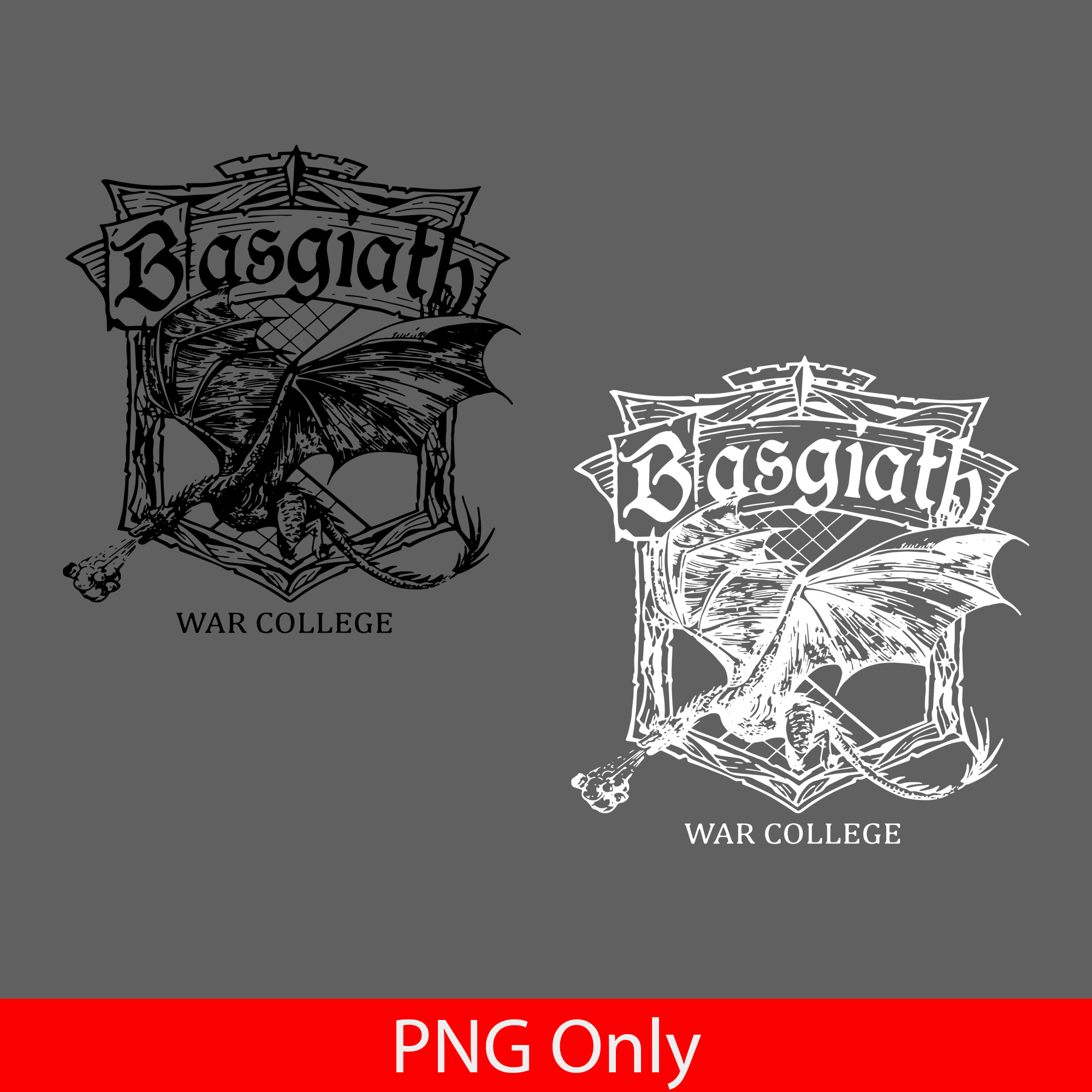 Vintage Fourth Wing embroidered PNG, Basgiath War College PN | Inspire ...
