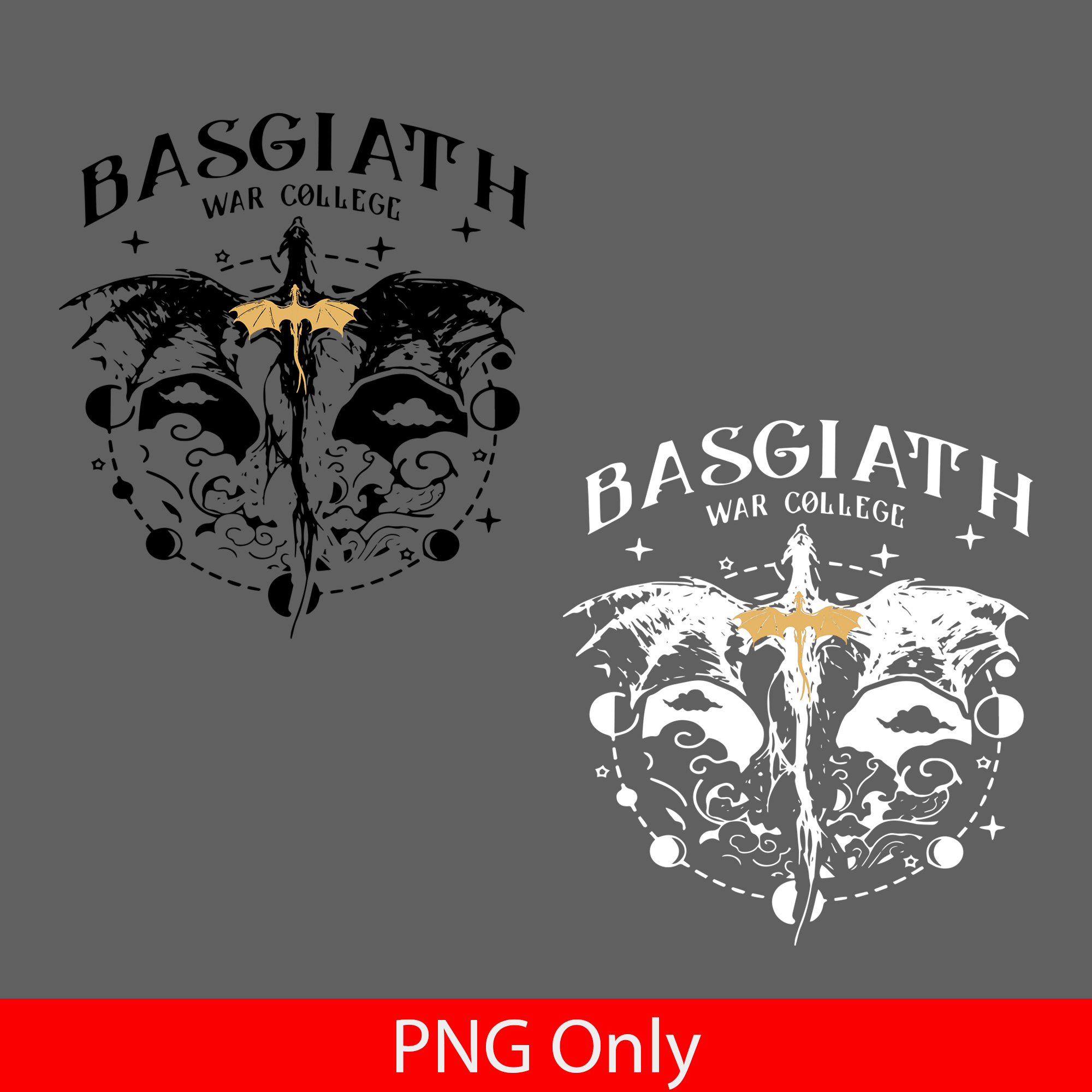 Fourth Wing Digital PNG, Basgiath War College PNG, Dragon Ri - Inspire ...