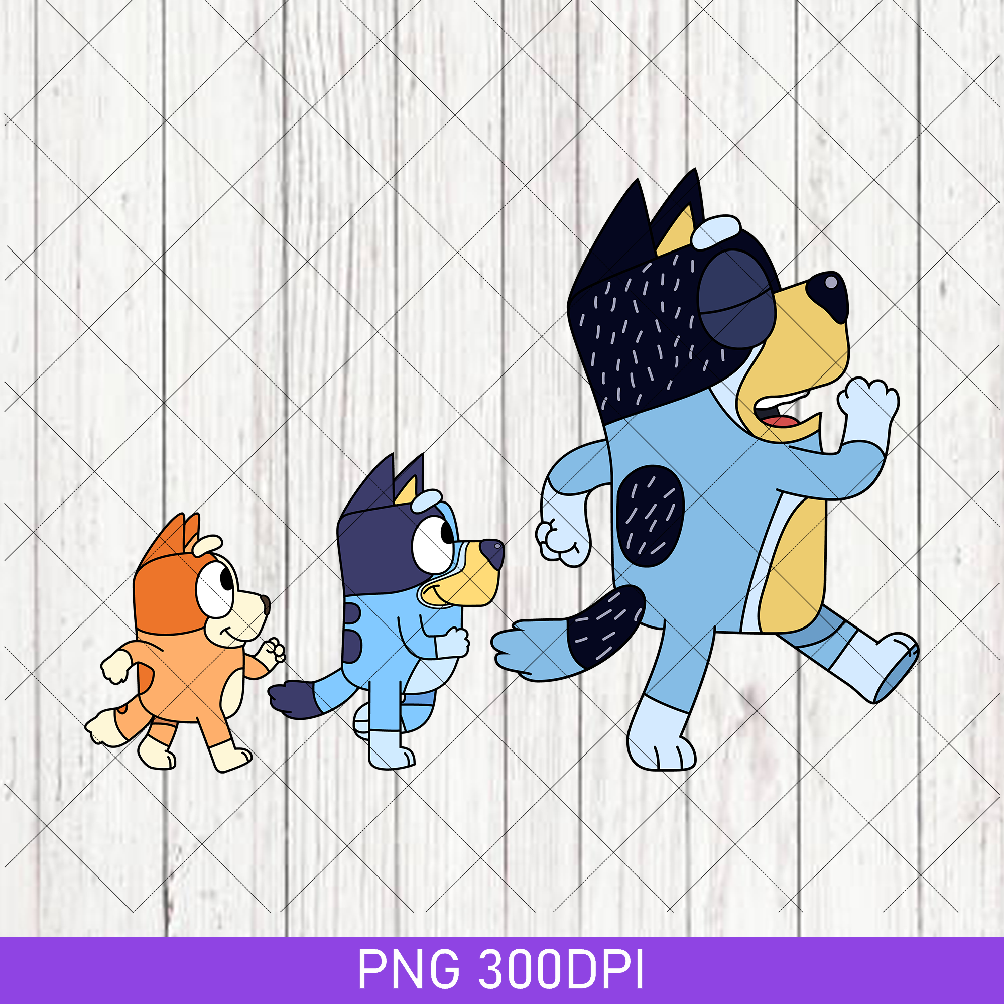 Family Friends Bluey PNG, Bluey Cartoon PNG, Friends of Blue - Inspire ...