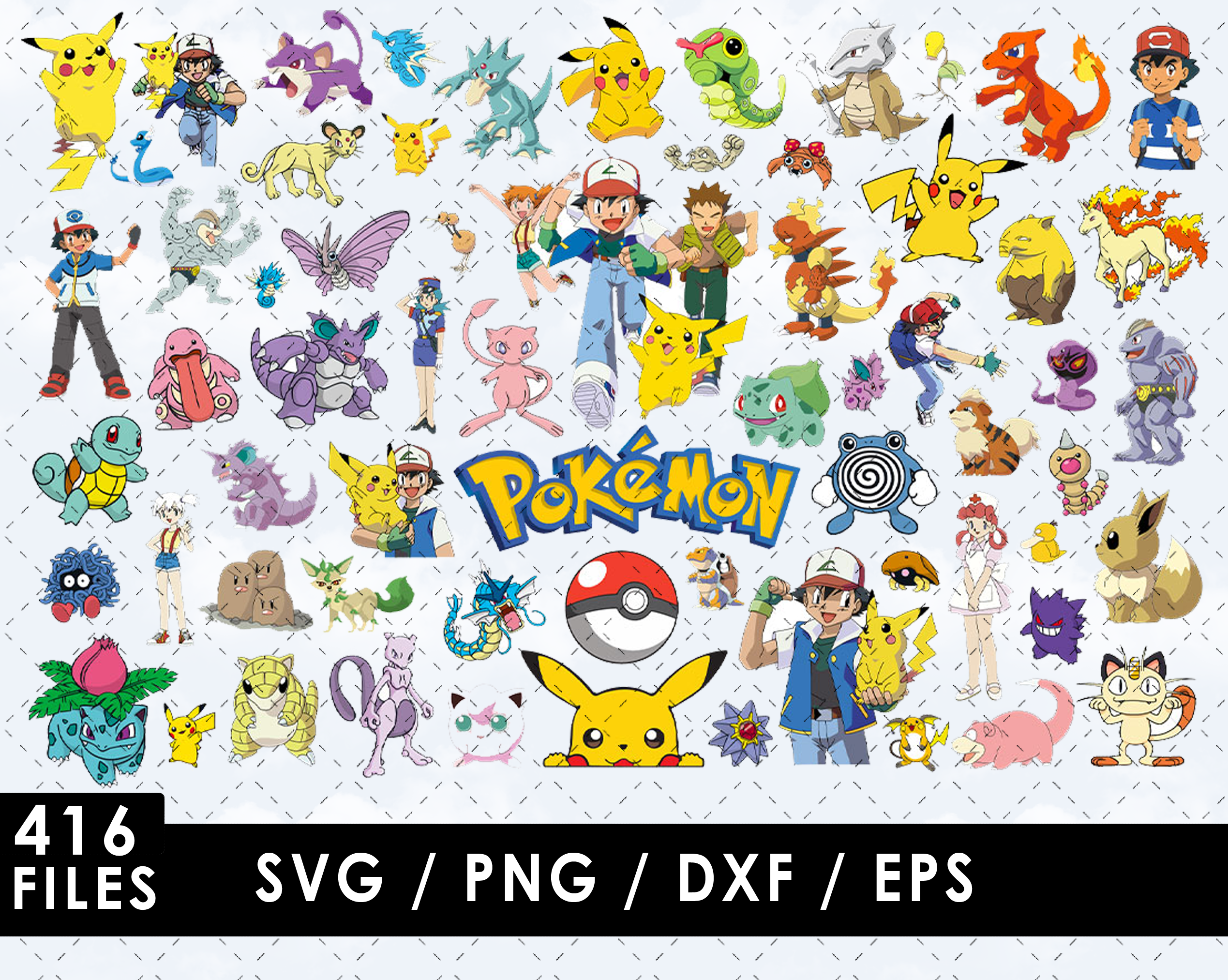 Pokemon Svg Files, Pokemon Png Files, Vector Png Images, SVG | Inspire ...