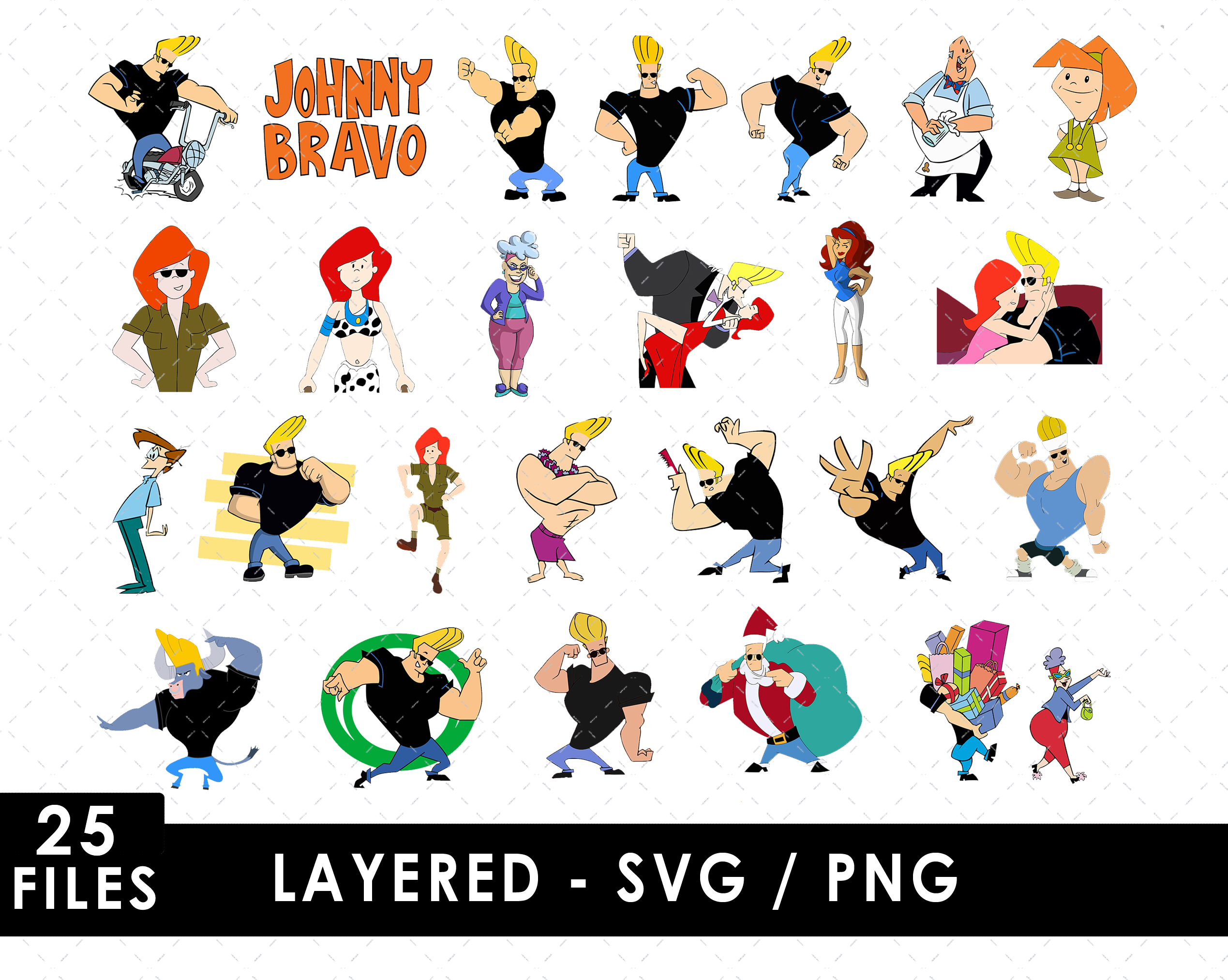 Johnny Bravo Clipart | Inspire Uplift
