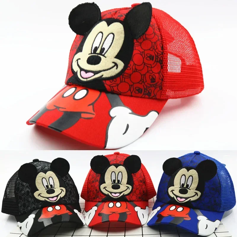 Disney Hat Mickey Baseball Cap Flat Brim Kids Sun Hat | Inspire Uplift