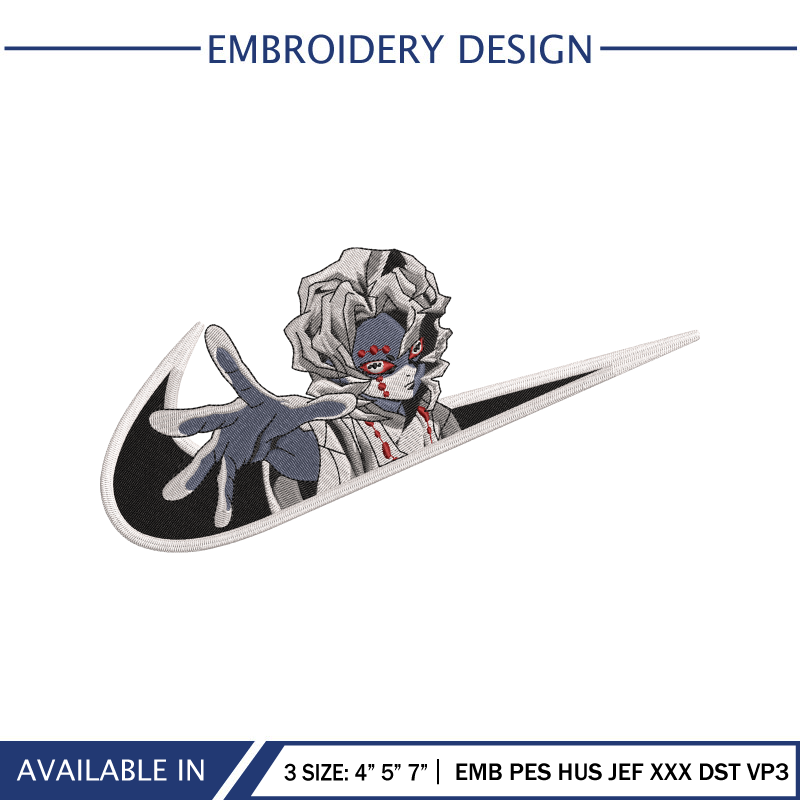 RUI Nike Embroidery Design Download Demon Slayer Anime Digit | Inspire ...