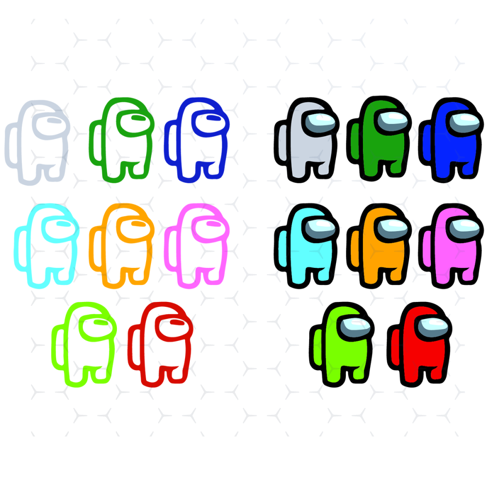 Among Us Character Bundle, Trending Svg, Among Us Svg, Trend | Inspire ...