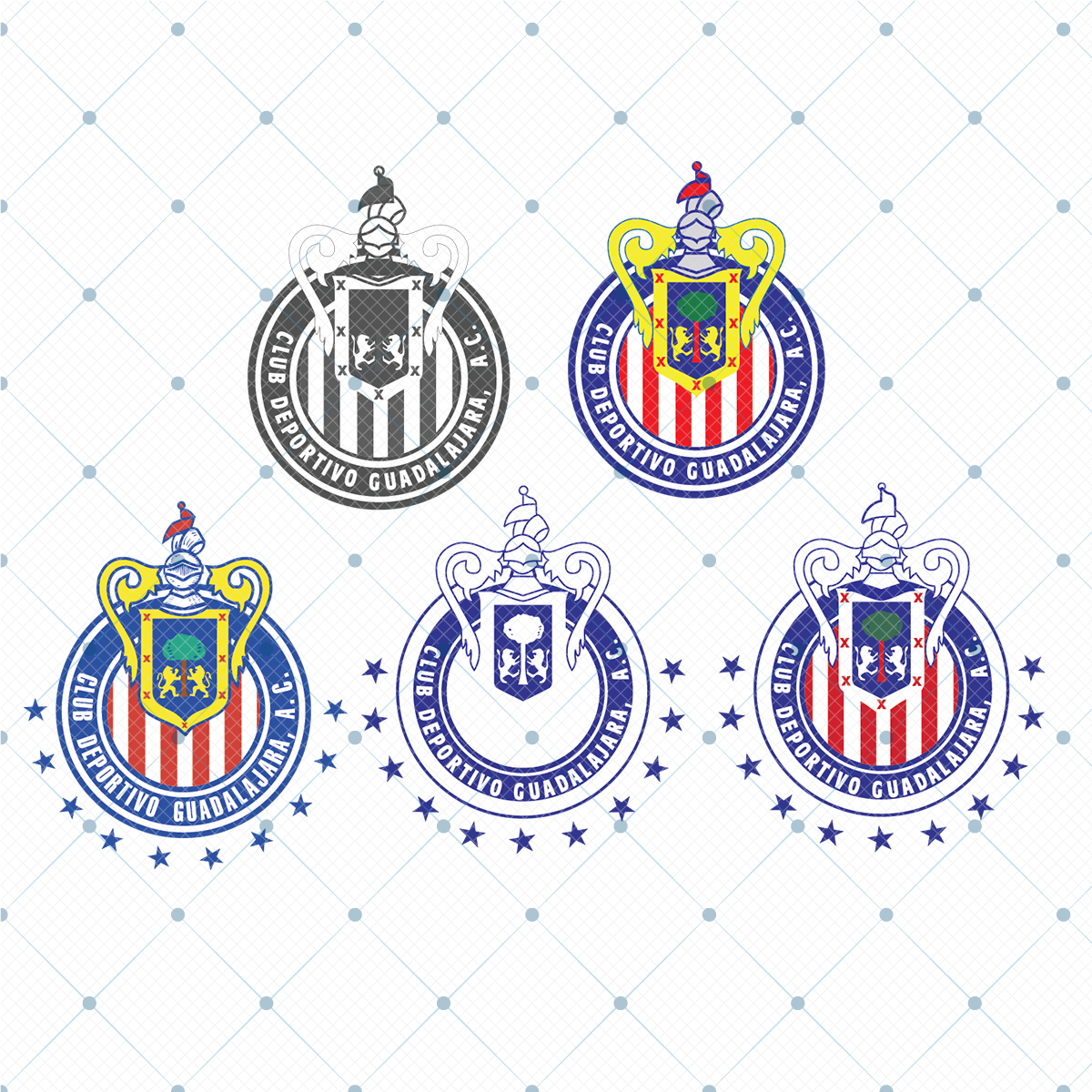 Chivas Guadalajara Logo Bundle Svg, Trending Svg, Chivas Gua | Inspire ...