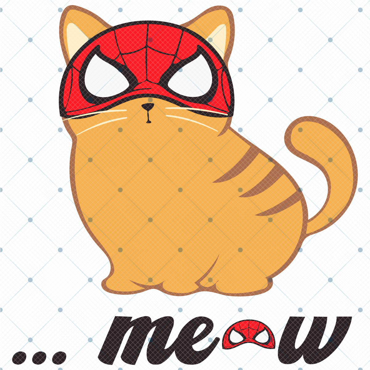 Spider Meow Svg, Trending Svg, Cat Svg, Fat Cat Svg, Spider - Inspire ...