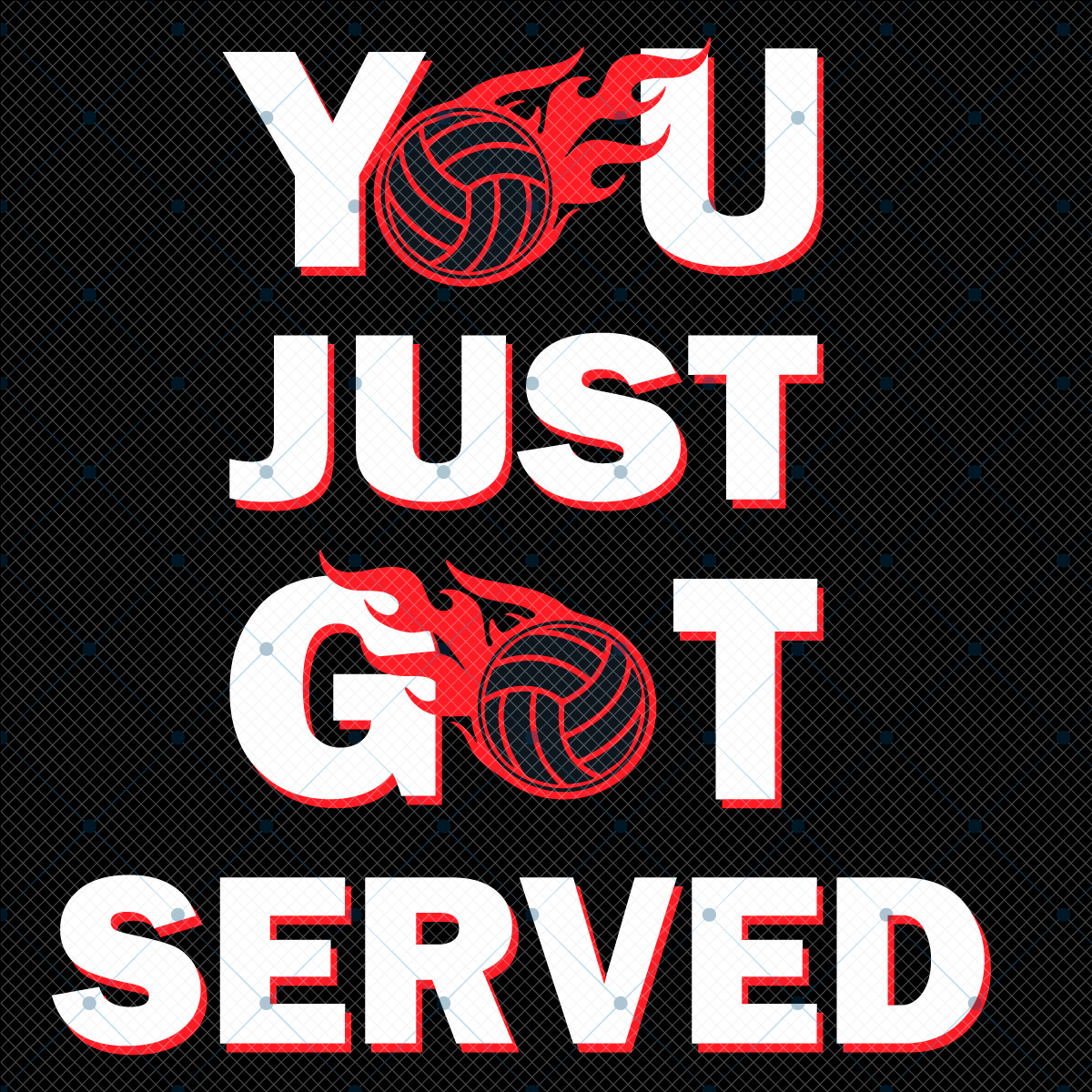 Volleyball Fire Svg | Inspire Uplift