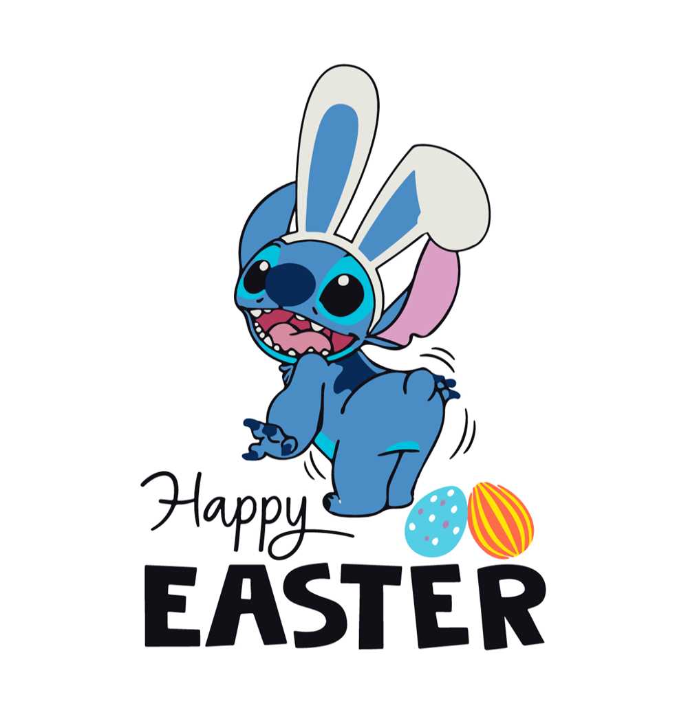 Happy Easter Stitch Svg, Easter Day Svg, Stitch Svg, Disney | Inspire ...