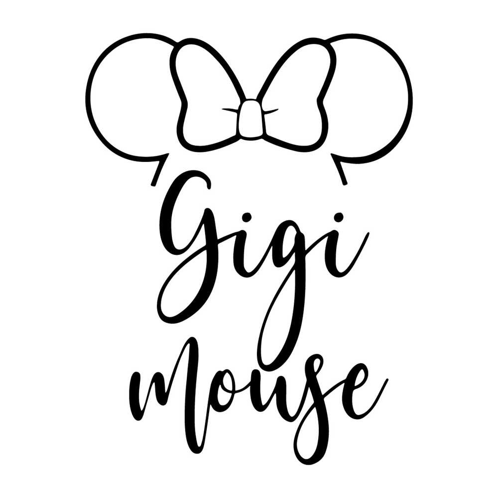 Gigi Mouse Svg Grandma Mouse Svg Digital File | Inspire Uplift