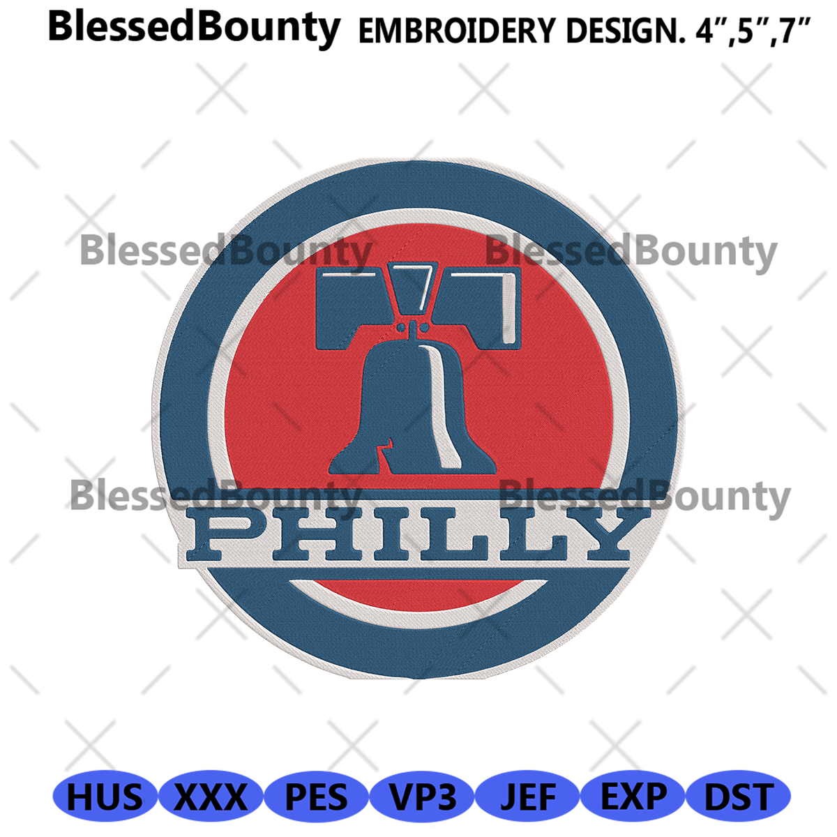 Philly MLB Logo Machine Embroidery, PHilly Baseball Embroide | Inspire ...