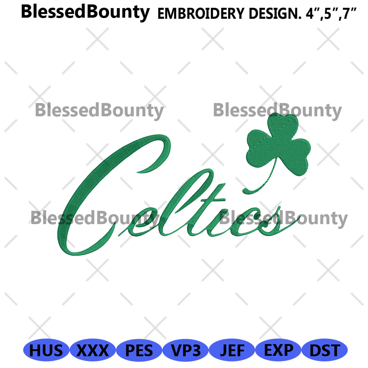 Boston Celtics Wordmark Logo Machine Embroidery Design, Bost | Inspire ...