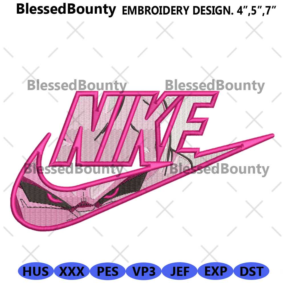 Kid Boo x Nike Logo Embroidery Design Instant Download File | Inspire ...