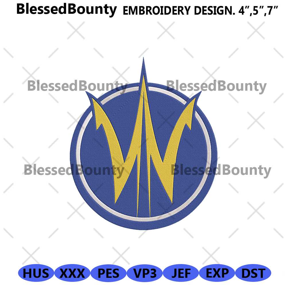 Golden State Warriors Logo Machine Embroidery Design Digital | Inspire ...
