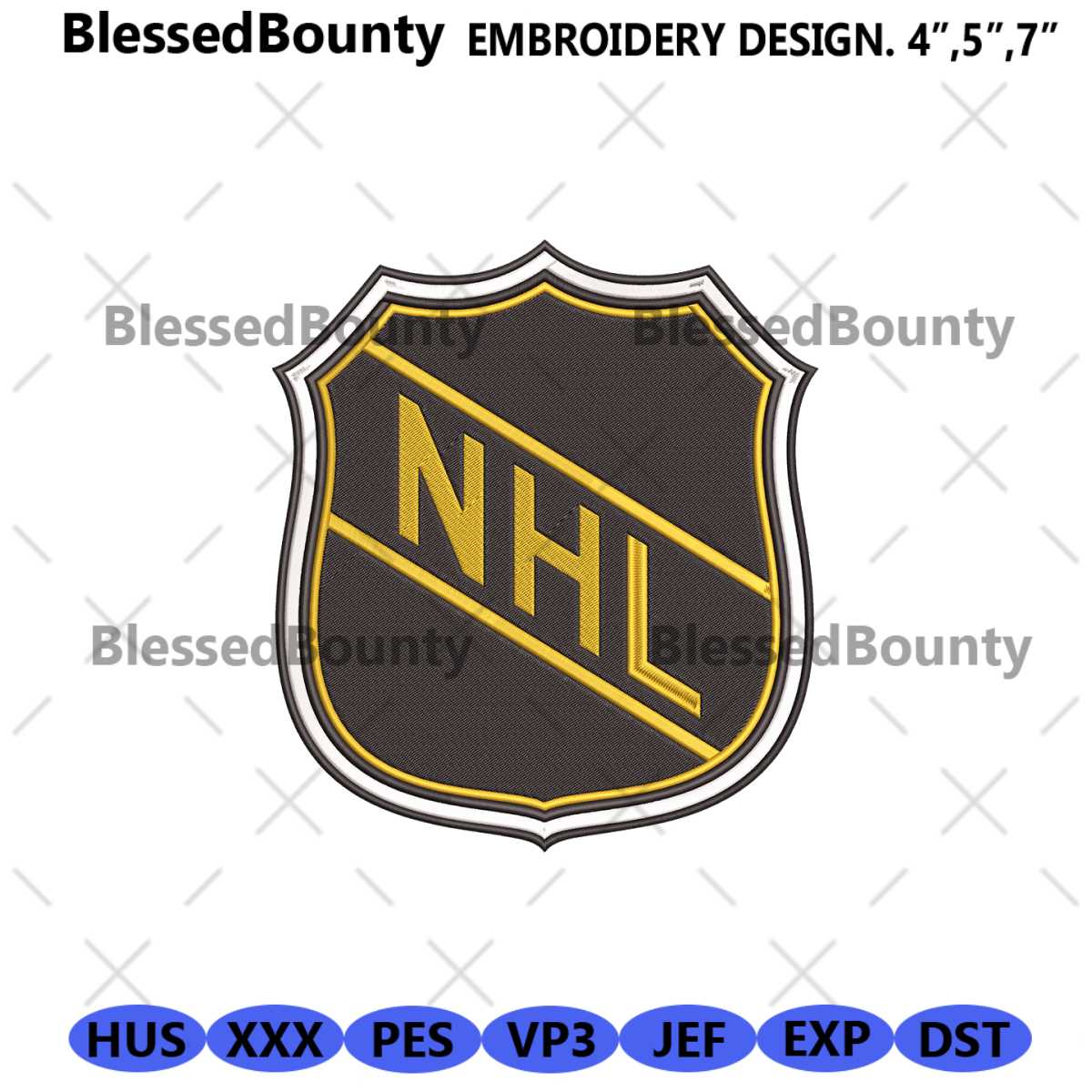 NHL Embroidery Digital Download, NHL Logo Digital Embroidery | Inspire ...