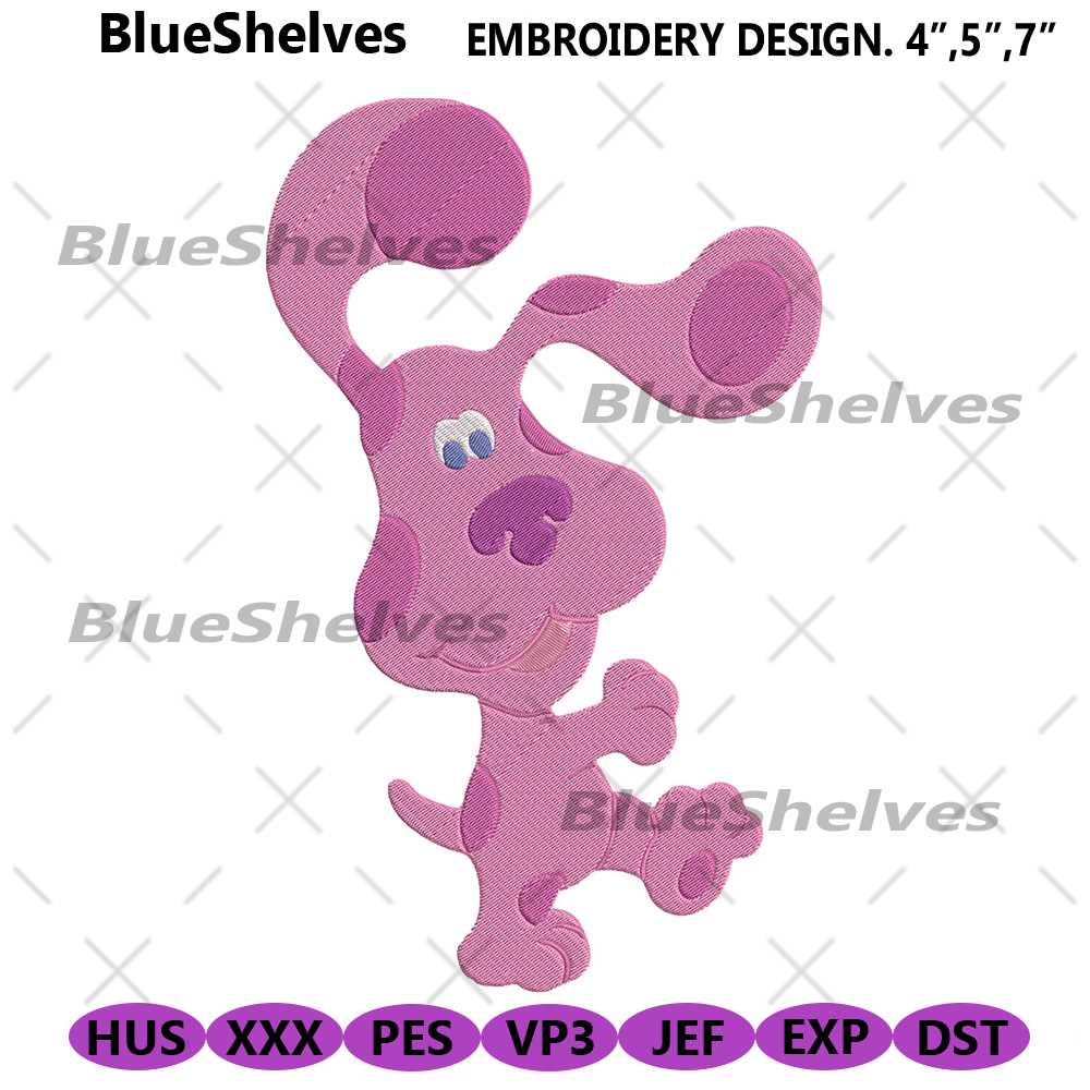 Magenta Blues Clues Machine Embroidery Design, Blues Clues C | Inspire ...