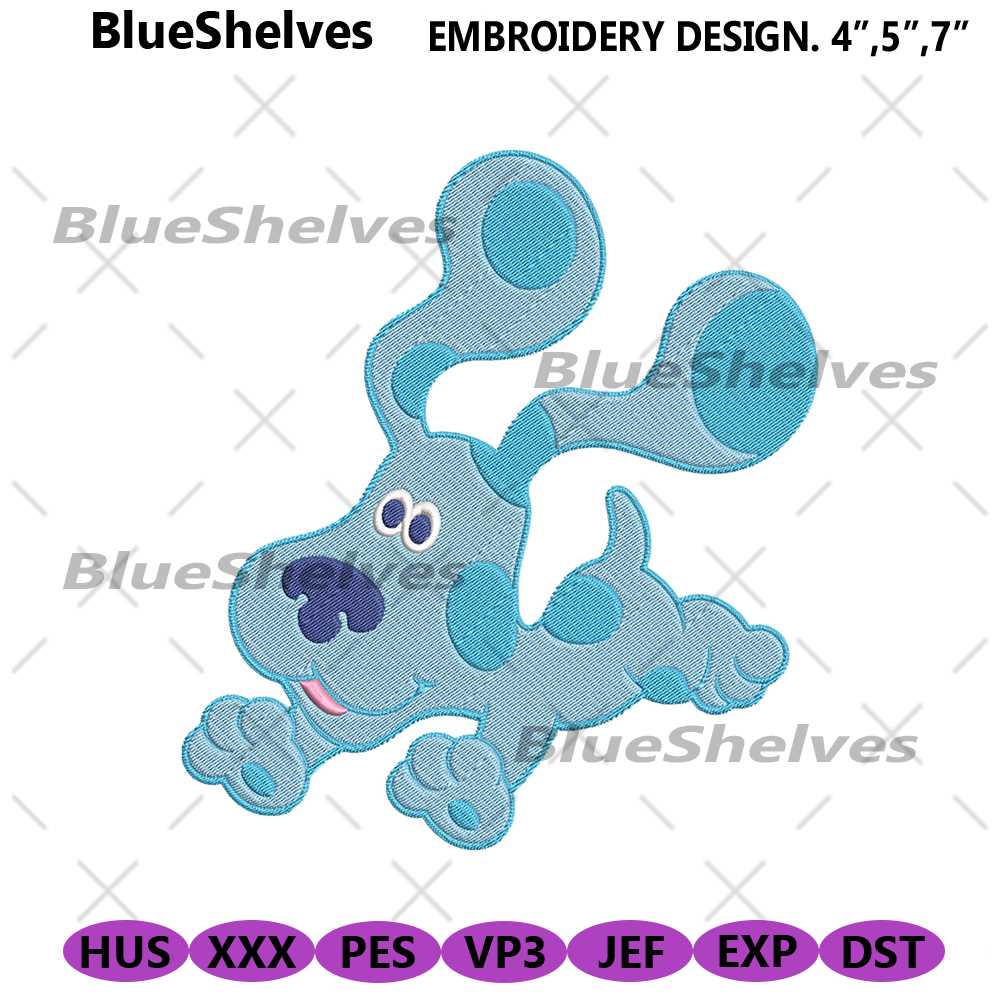 Cute Blues Clues Machine Embroidery Designs, Blues Clues Cha | Inspire ...
