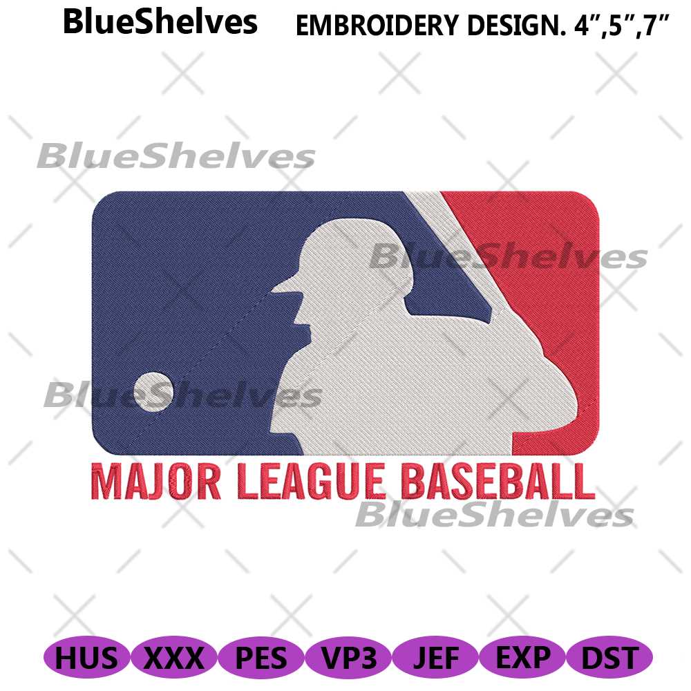 Major League Baseball Logo Embroidery Download, MLB Logo Mac | Inspire ...